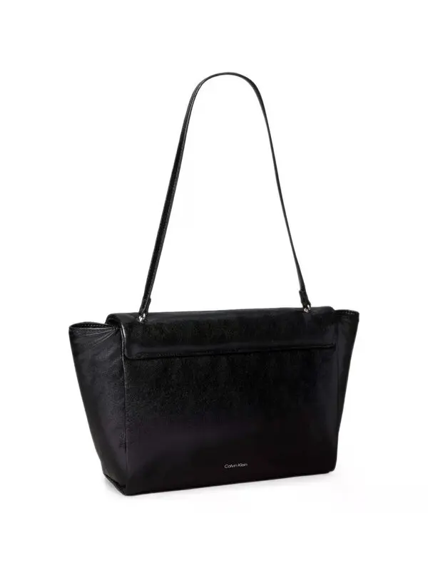 Calvin Klein Logo-plaque Foldover Shoulder Bag