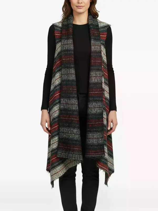 ISABEL MARANT VINTAGE Striped Poncho