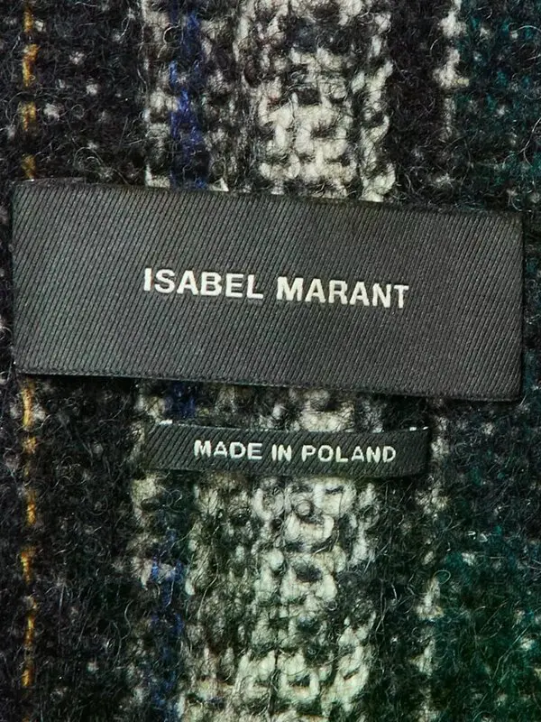 ISABEL MARANT VINTAGE Striped Poncho