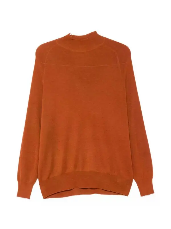Aspesi High-neck Sweater - Orange