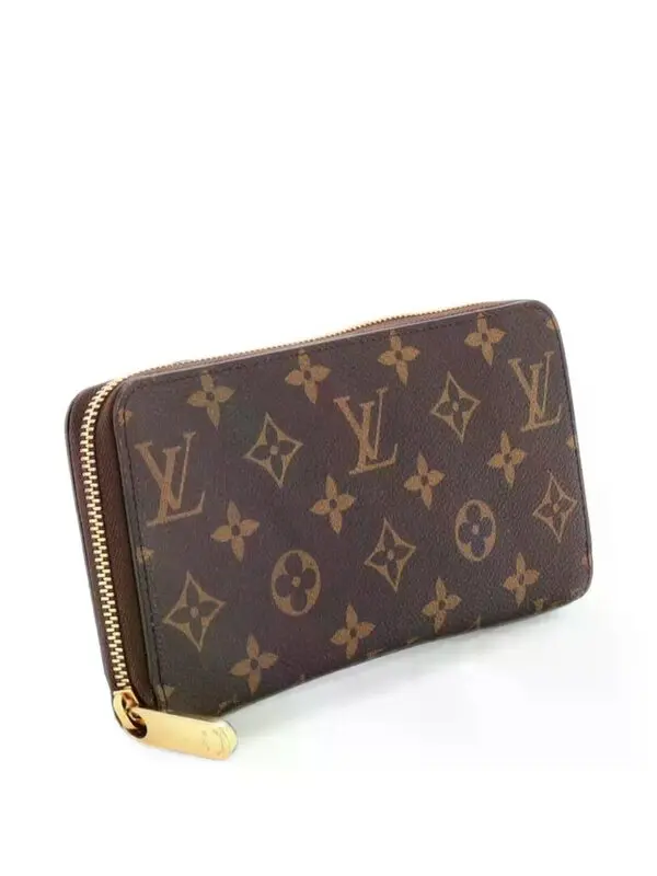 LOUIS VUITTON Zippy Wallet Monogram Canvas Small Wallets