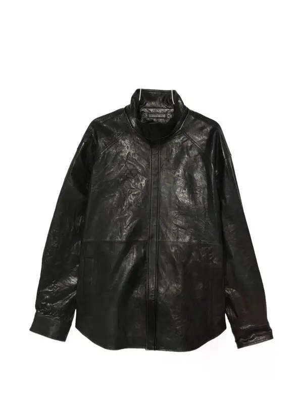 JUUN.J Crinkled Leather Jacket