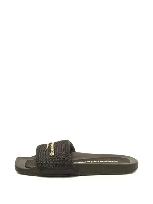 ALEXANDER WANG Aw Pool Logo-detail Sandals