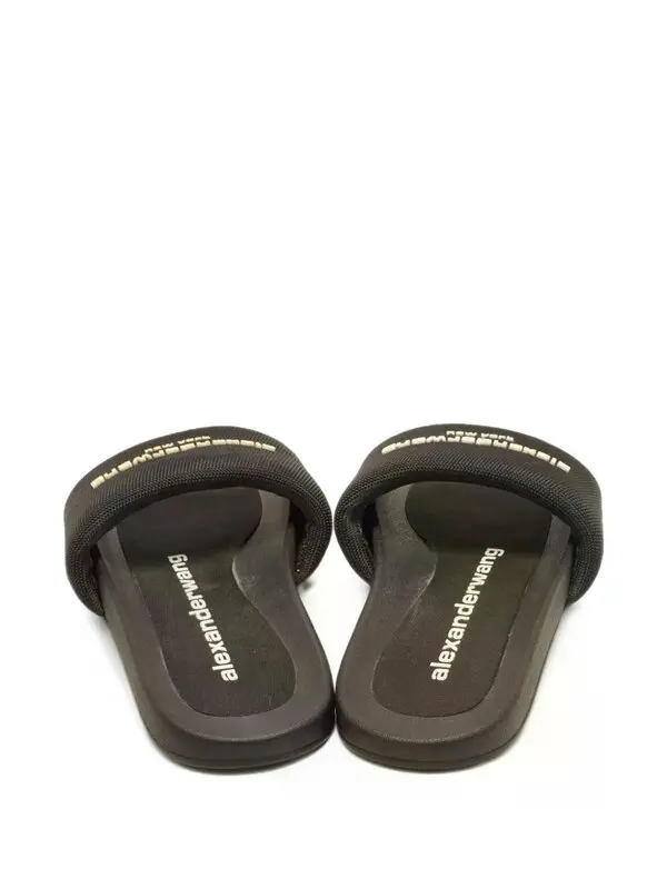 ALEXANDER WANG Aw Pool Logo-detail Sandals