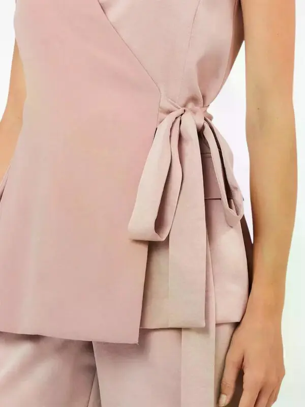 Liu Jo Wrap-style Side-tie Gilet