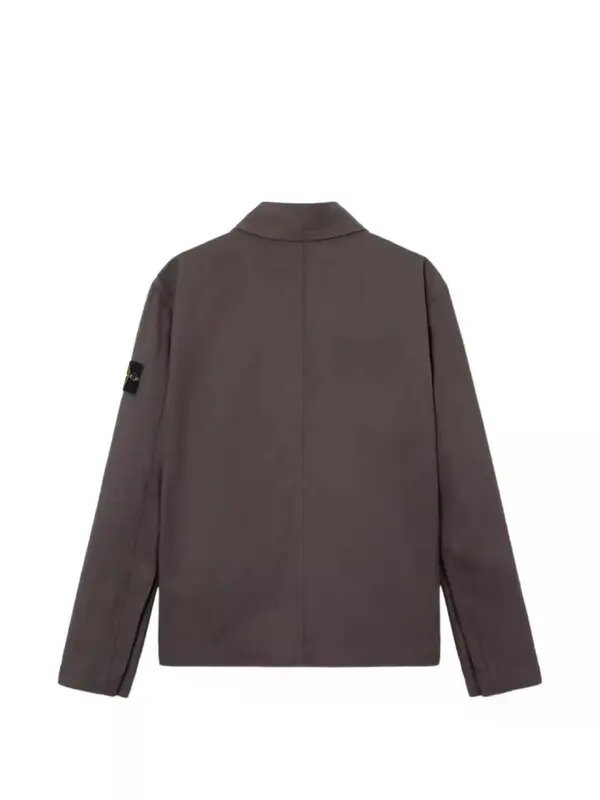 Stone Island Logo-patch Button-up Jacket