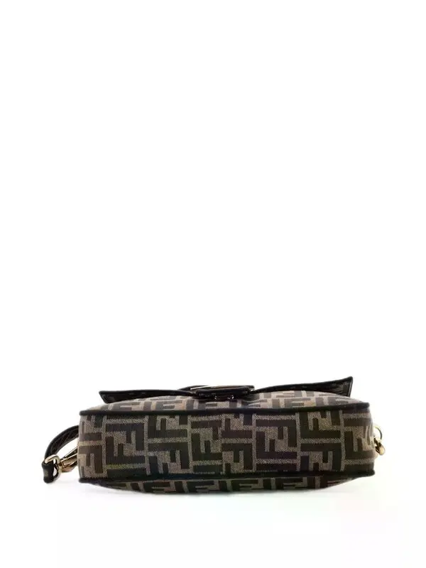 Fendi Baguette Nm Bag Zucca Canvas Medium Shoulder Bag