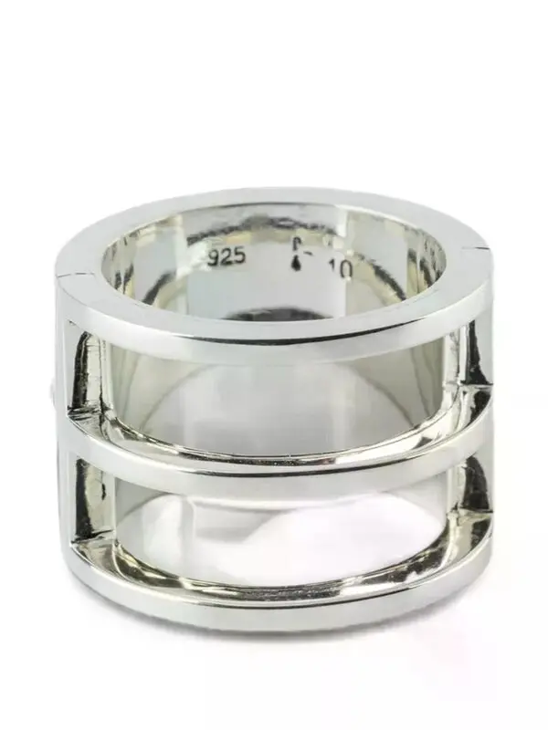 PARTS OF FOUR Sistema Cut-out Ring - Silver