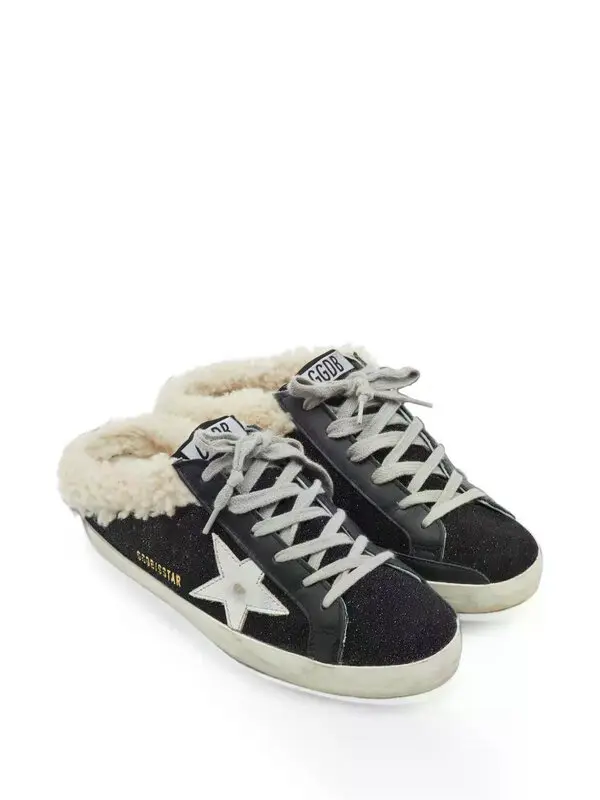 GOLDEN GOOSE Super-star Shearling Sneakers