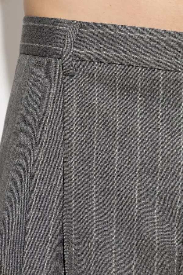 Dolce & Gabbana Wool Pants With Pinstripe Pattern
