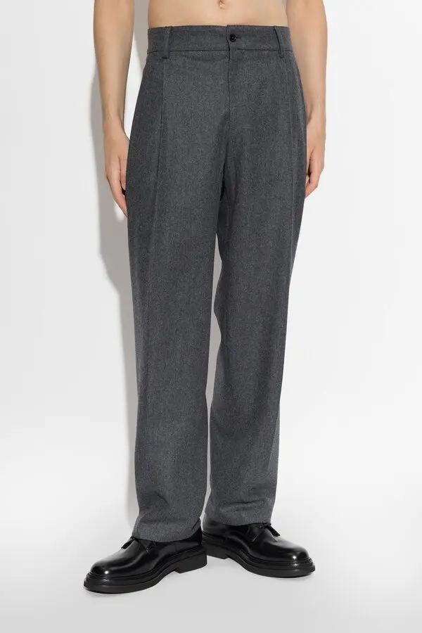Dolce & Gabbana Wool Pleated Trousers