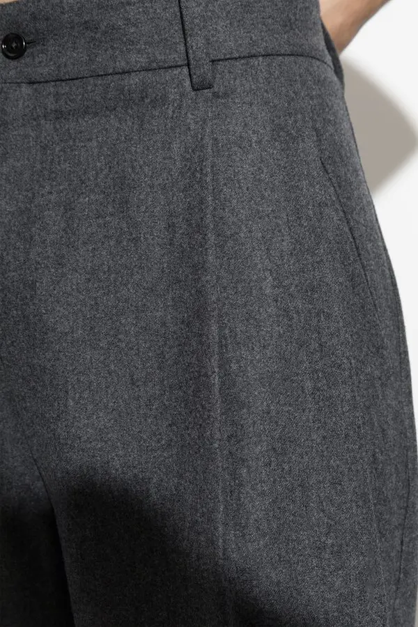 Dolce & Gabbana Wool Pleated Trousers