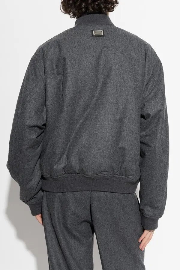 Dolce & Gabbana Wool Bomber Jacket