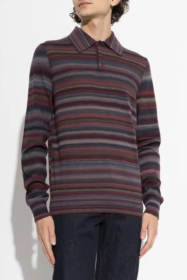 Dolce & Gabbana Wool Long-sleeve Polo