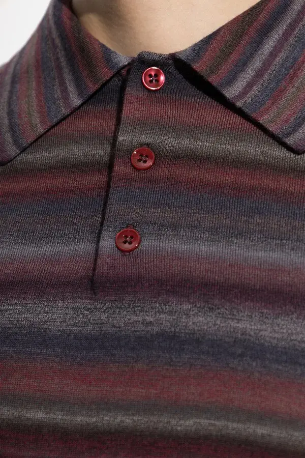 Dolce & Gabbana Wool Long-sleeve Polo