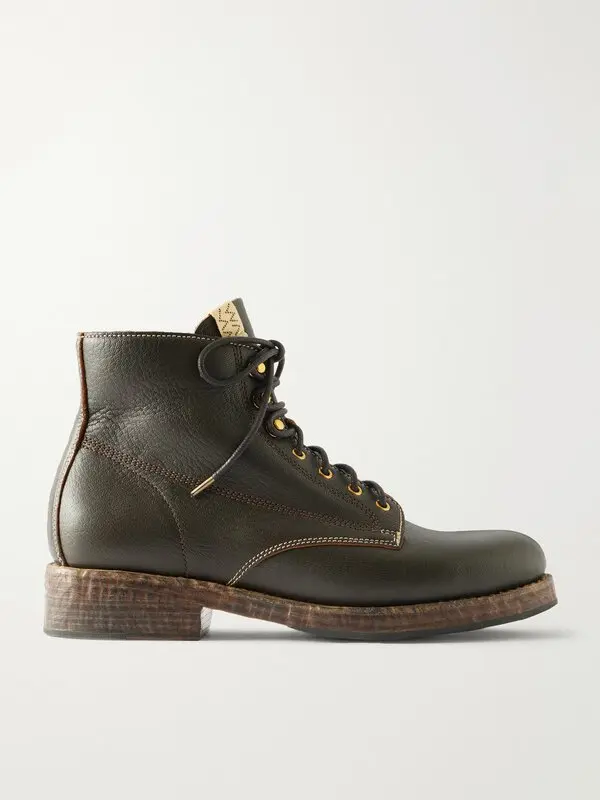 Visvim Virgil Folk Leather Boots - Brown