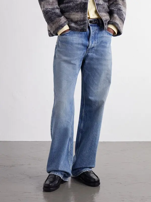 Visvim Fabro-folk Leather Loafers