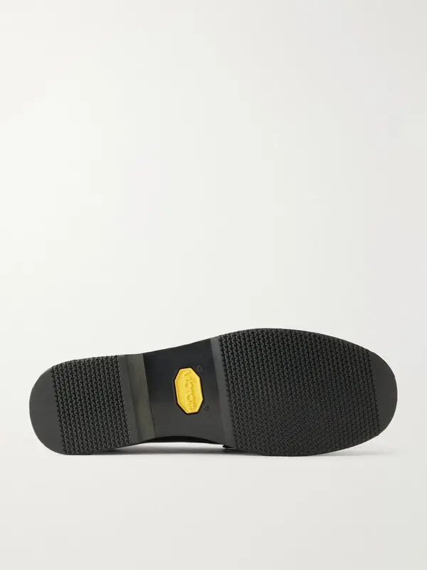 Visvim Fabro-folk Leather Loafers