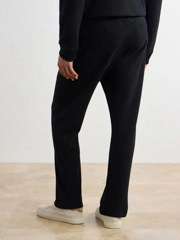 Canali Straight-leg Cotton And Cashmere-blend Jersey Drawstring Sweatpants
