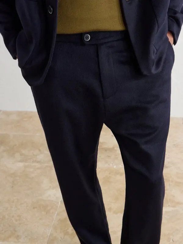 Barena Venezia Straight-leg Cashmere Trousers