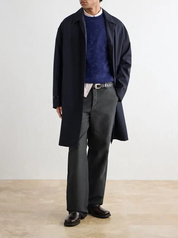 Barena Venezia Straight-leg Cotton-satin Trousers