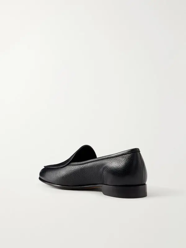 Mr P. Full-grain Deerskin Leather Loafers