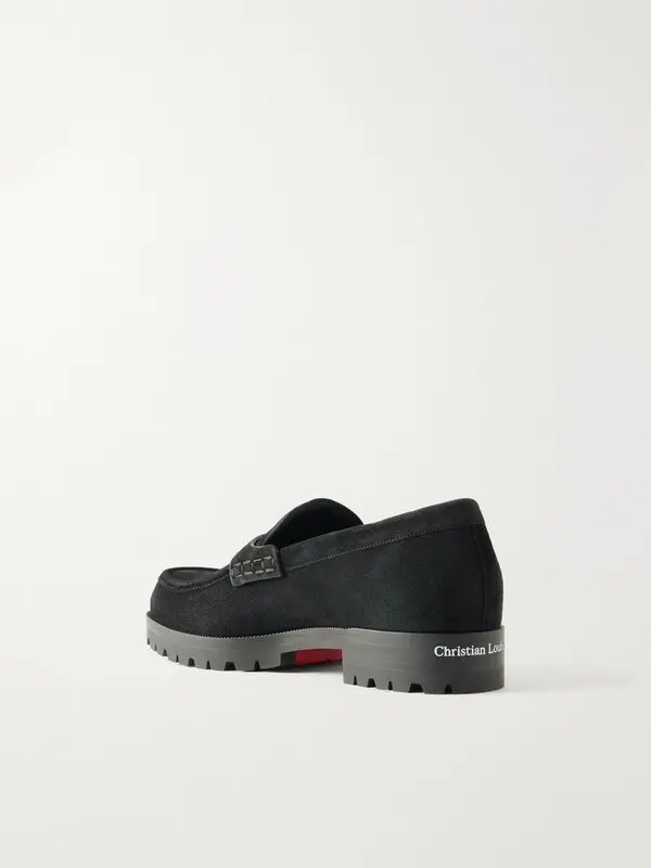 CHRISTIAN LOUBOUTIN Cavavin Suede Loafers