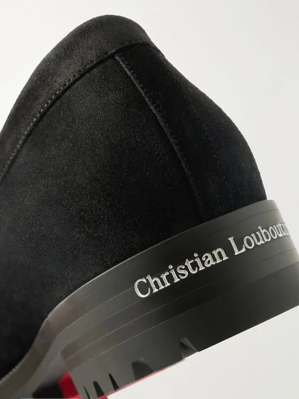 CHRISTIAN LOUBOUTIN Cavavin Suede Loafers