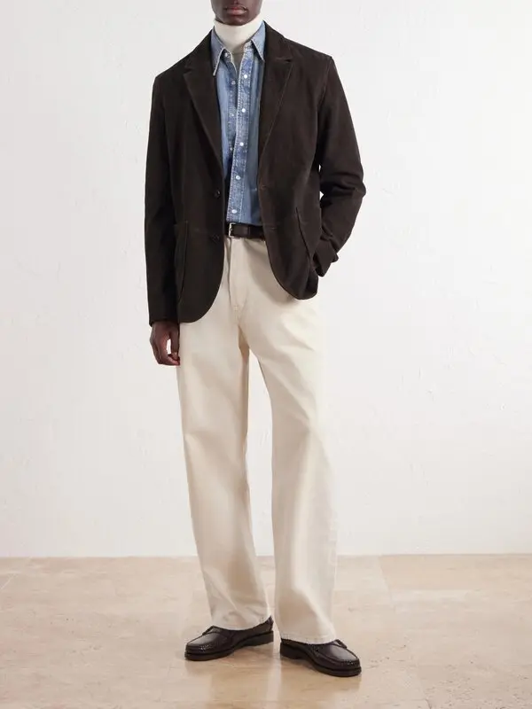 Mr P. Suede Suit Jacket