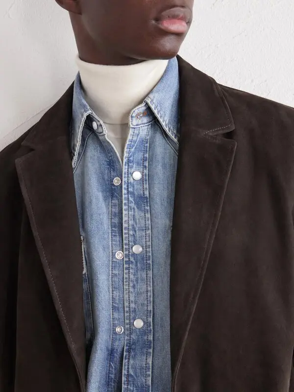 Mr P. Suede Suit Jacket