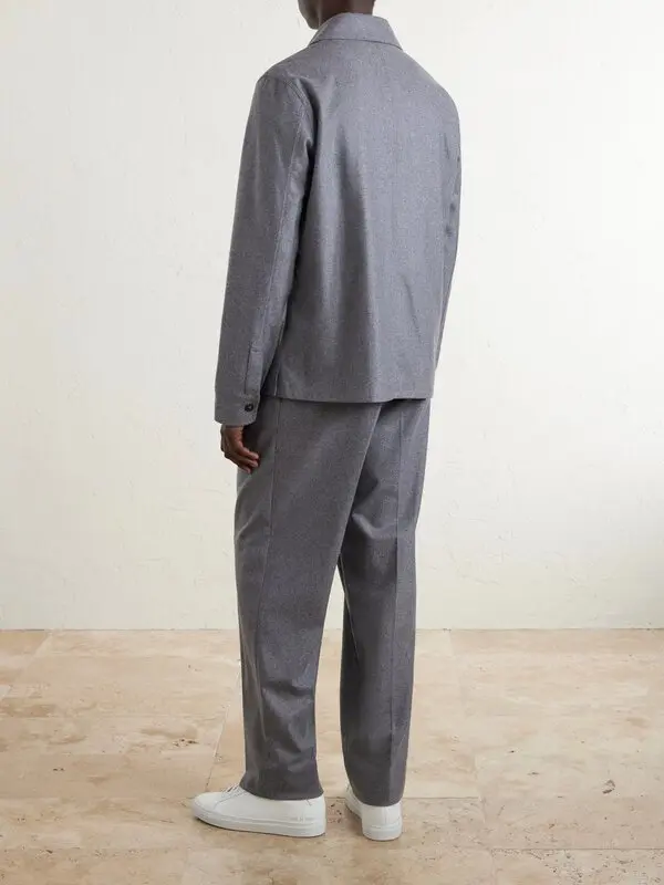 Gabriela Hearst Drew Wool And Cashmere-blend Shirt