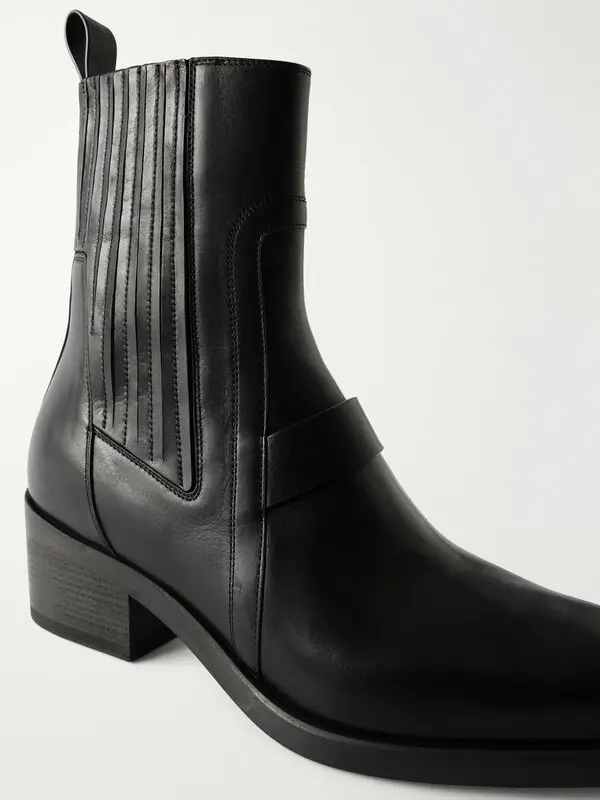 Rick Owens Leather Boots