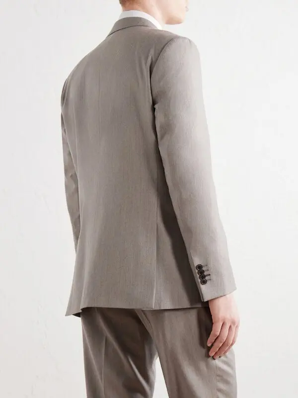 Paul Smith Wool And Cashmere-blend Suit Jacket - Neutrals