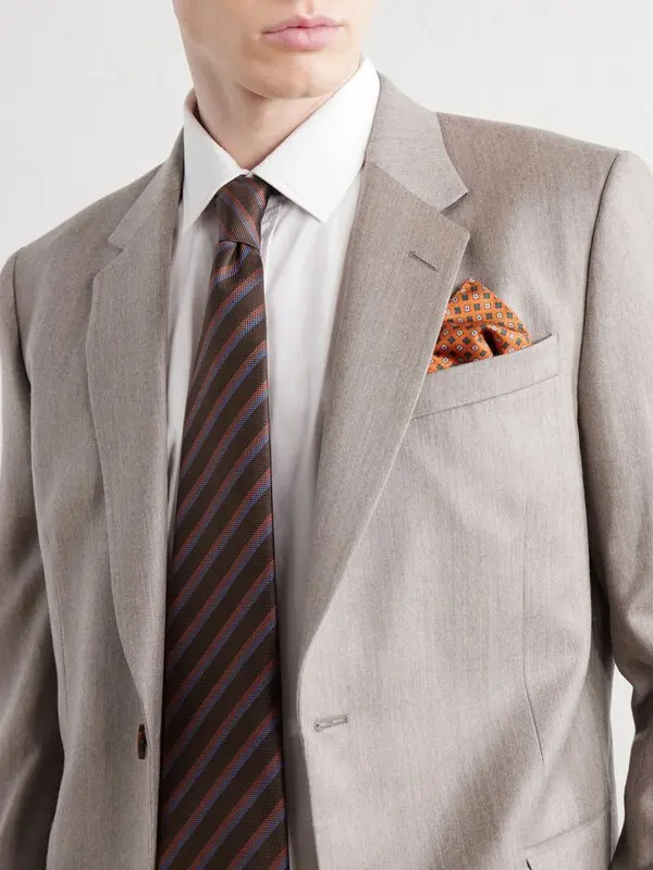 Paul Smith Wool And Cashmere-blend Suit Jacket - Neutrals
