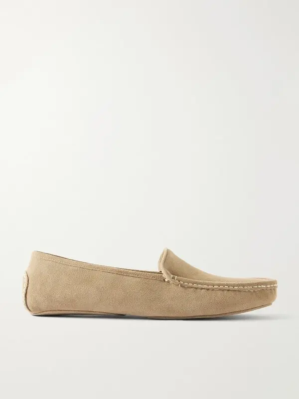 Mr P. Suede Slippers - Neutrals