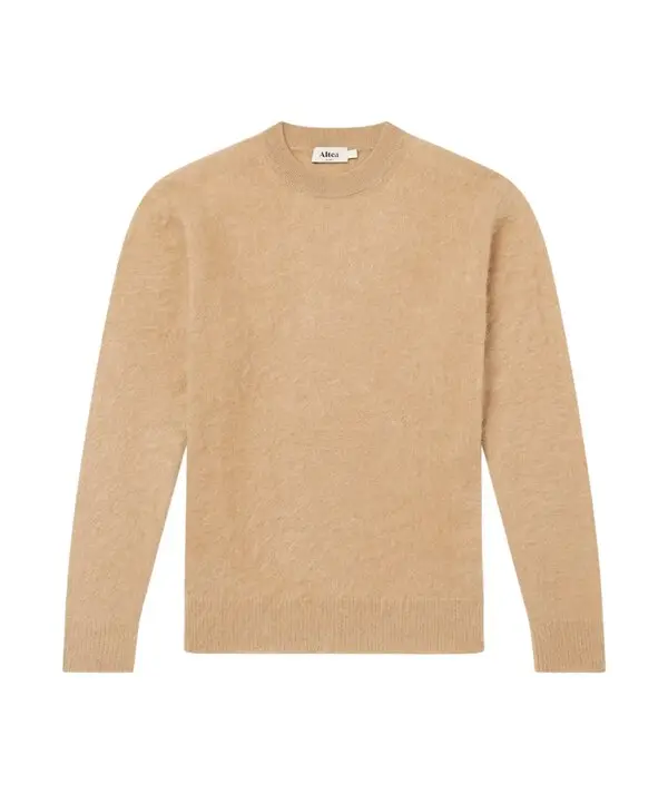 Altea Brushed Cashmere Sweater - Neutrals