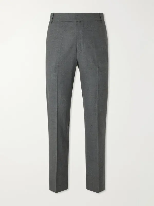 Altea Renee Straight-leg Stretch-wool Flannel Trousers