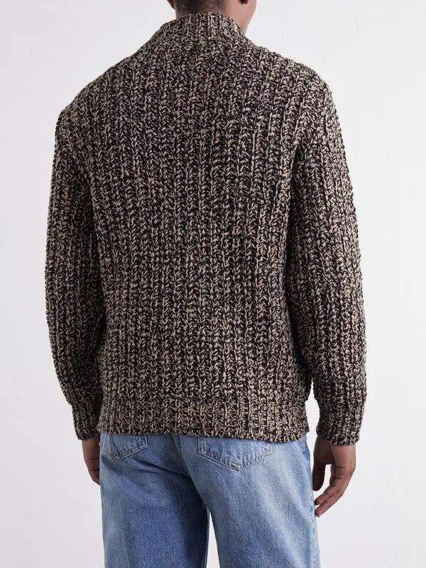 Altea Wool-blend Zip-up Cardigan