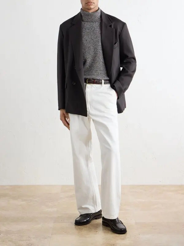 Altea Wool And Cashmere-blend Mouliné Rollneck Sweater