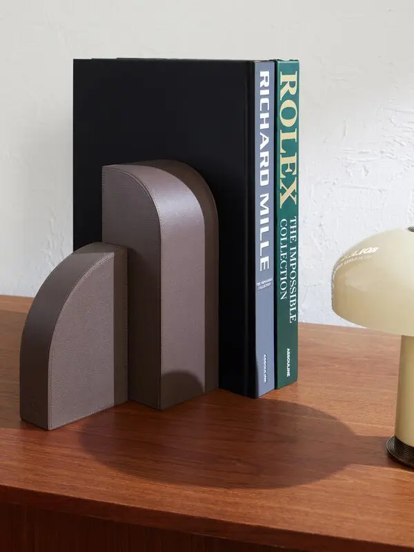 Assouline Cubist Leather Bookend