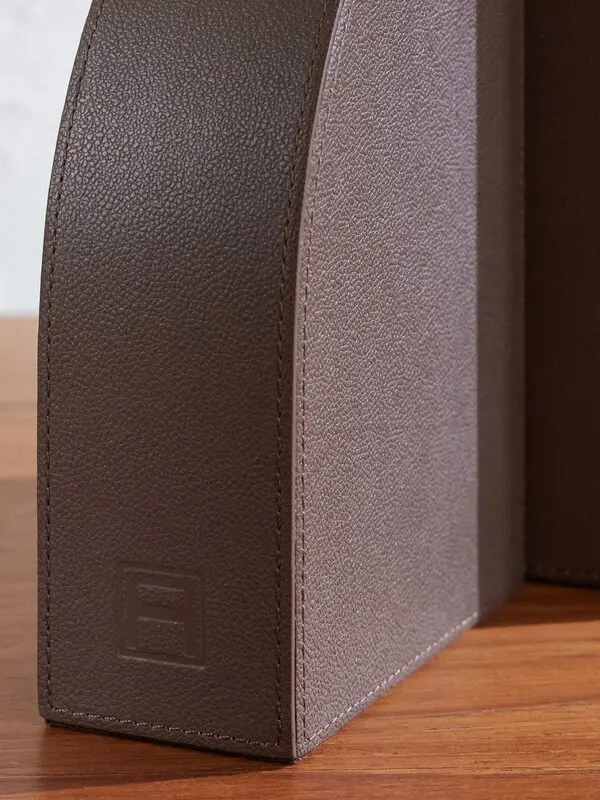 Assouline Cubist Leather Bookend