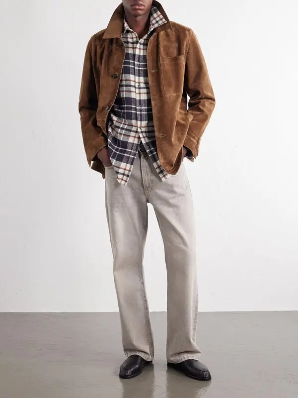 Portuguese Flannel Hillside Checked Cotton-flannel Shirt