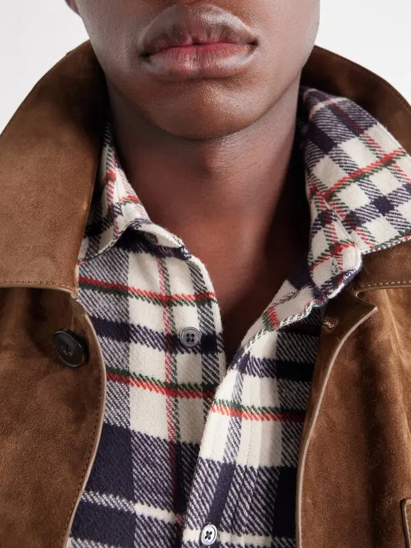 Portuguese Flannel Hillside Checked Cotton-flannel Shirt
