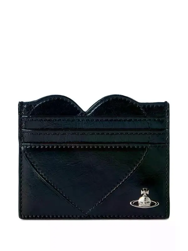 VIVIENNE WESTWOOD Heart Card Holder - Black