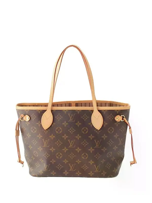 LOUIS VUITTON 2000-2026 Monogram Neverfull Pm Tote Bag - Brown