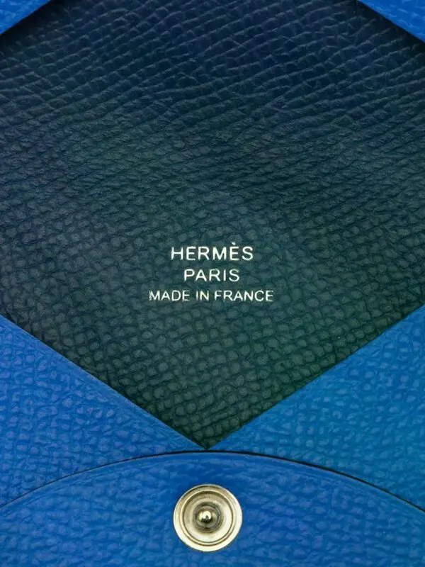 Hermès 2025 Epsom Calvi Card Holder