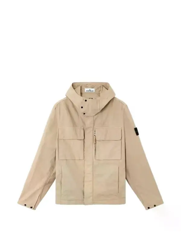 Stone Island Hooded Cotton Jacket