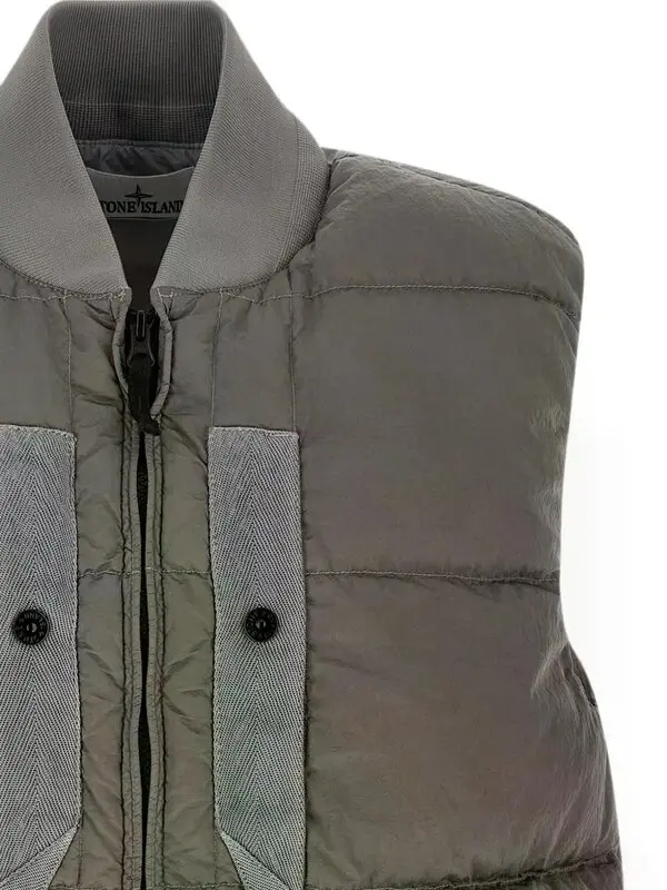 Stone Island Quilted Crinkled-effect Gilet