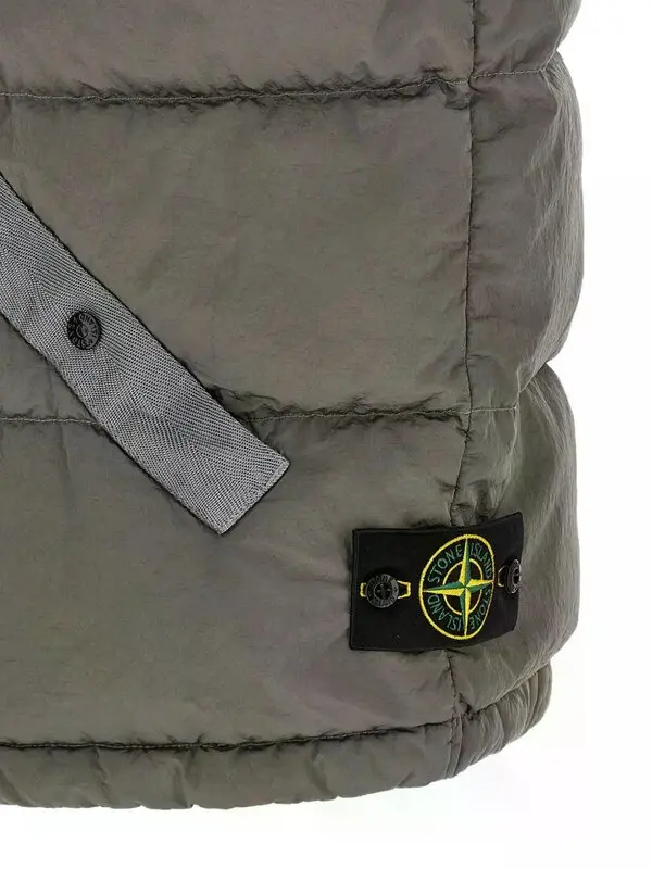 Stone Island Quilted Crinkled-effect Gilet