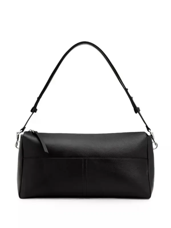 AMI Paris Cow-leather Carrousel Zipped Bag - Black